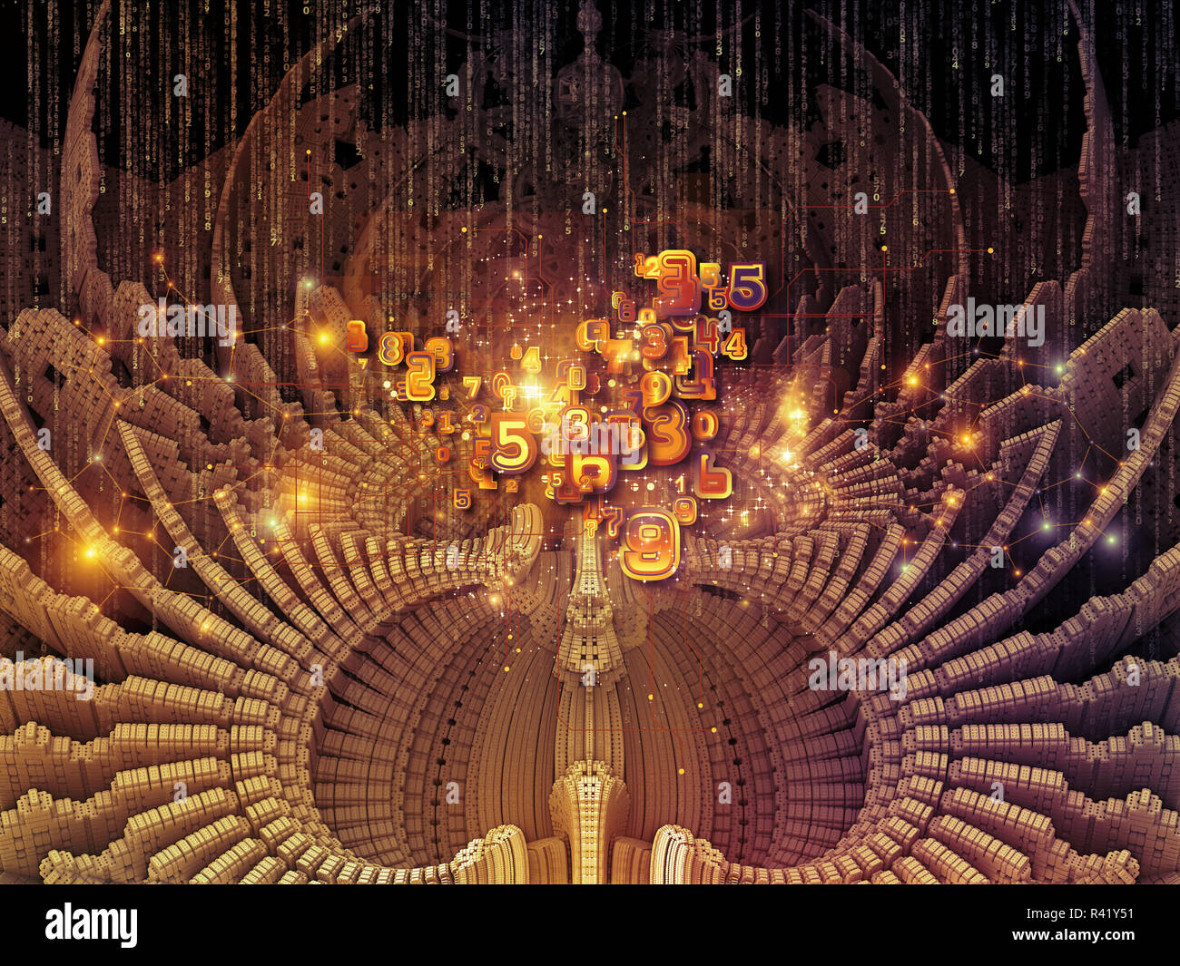 Inner Life of Math Design Stock Photo - Alamy