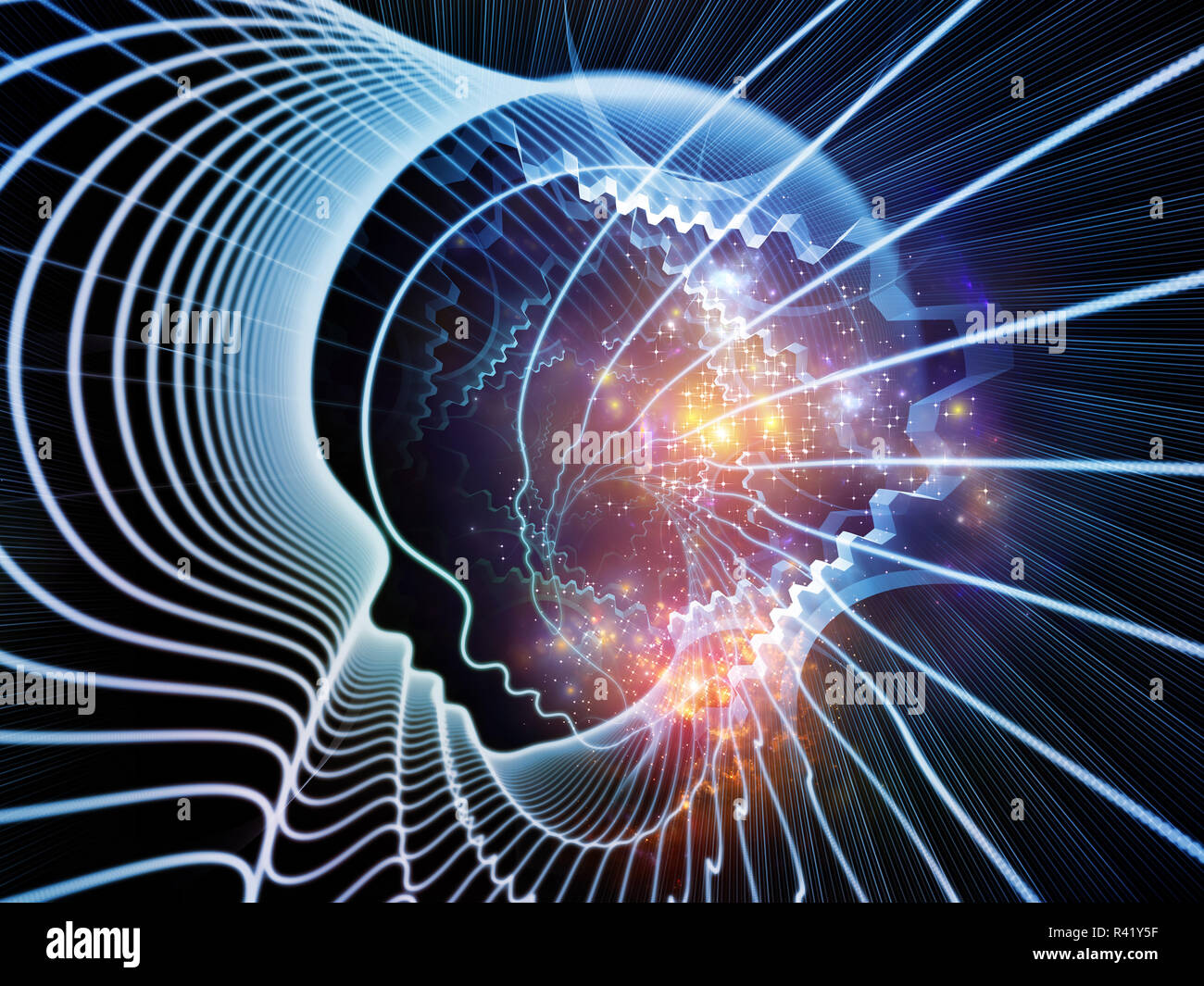Soul and Mind Abstraction Stock Photo - Alamy