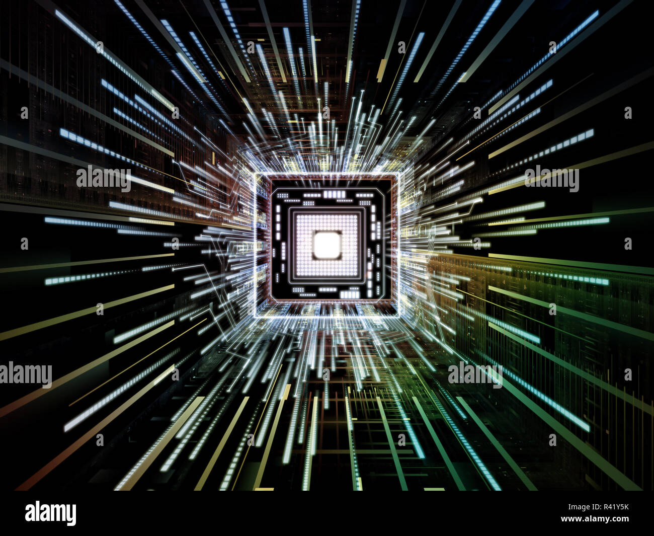Acceleration of CPU Stock Photo - Alamy