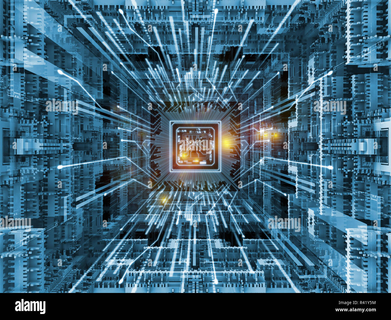 Hardware virtualization background hi-res stock photography and images ...
