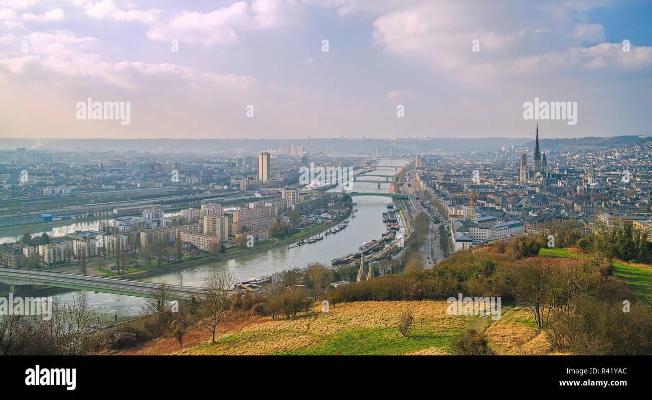 Rouen france europe panoramic view hi-res stock photography and images ...
