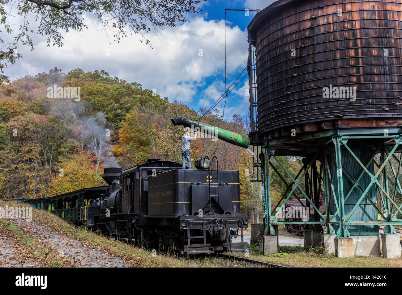 Cass scenic railroad state park hi-res stock photography and images - Alamy