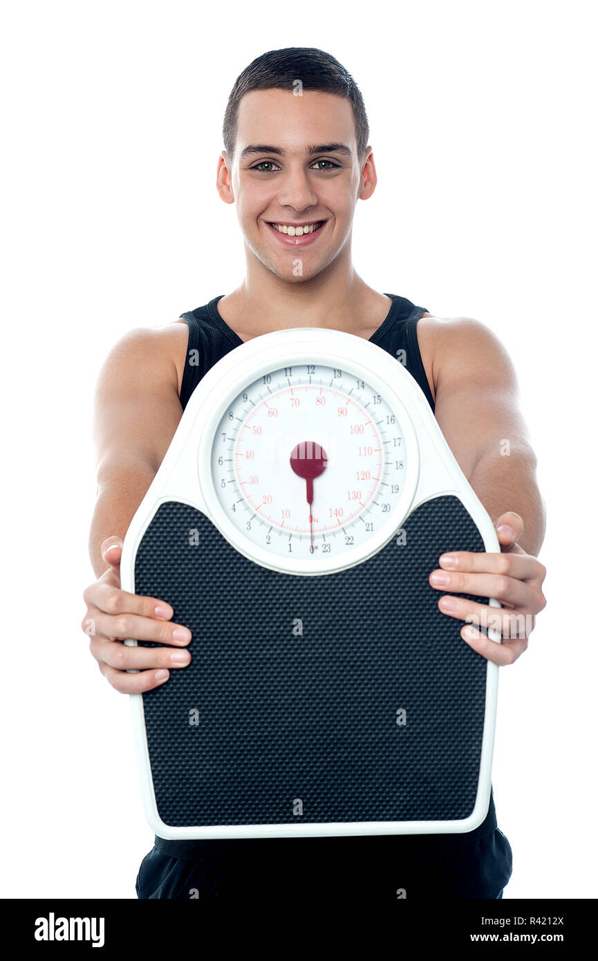 Watch your weight Stock Photo - Alamy