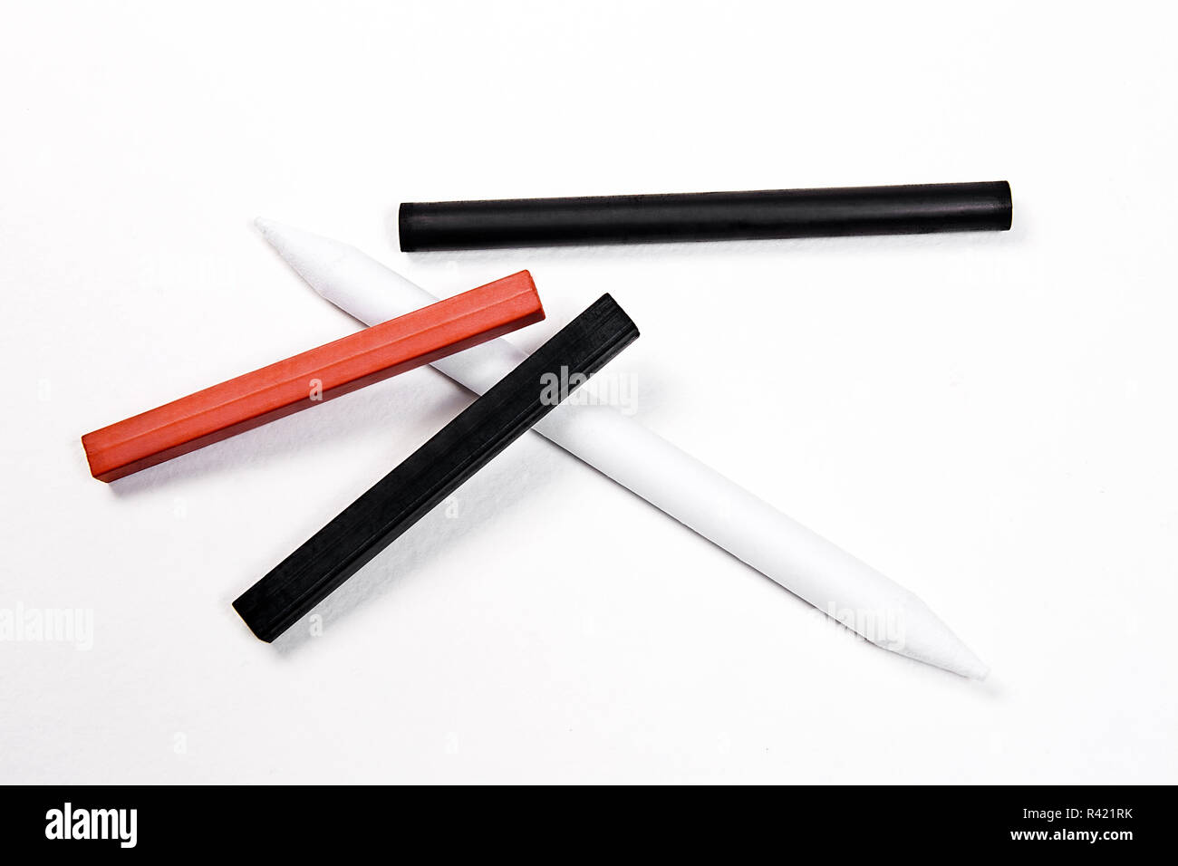 Different kinds of art tools Stock Photo - Alamy