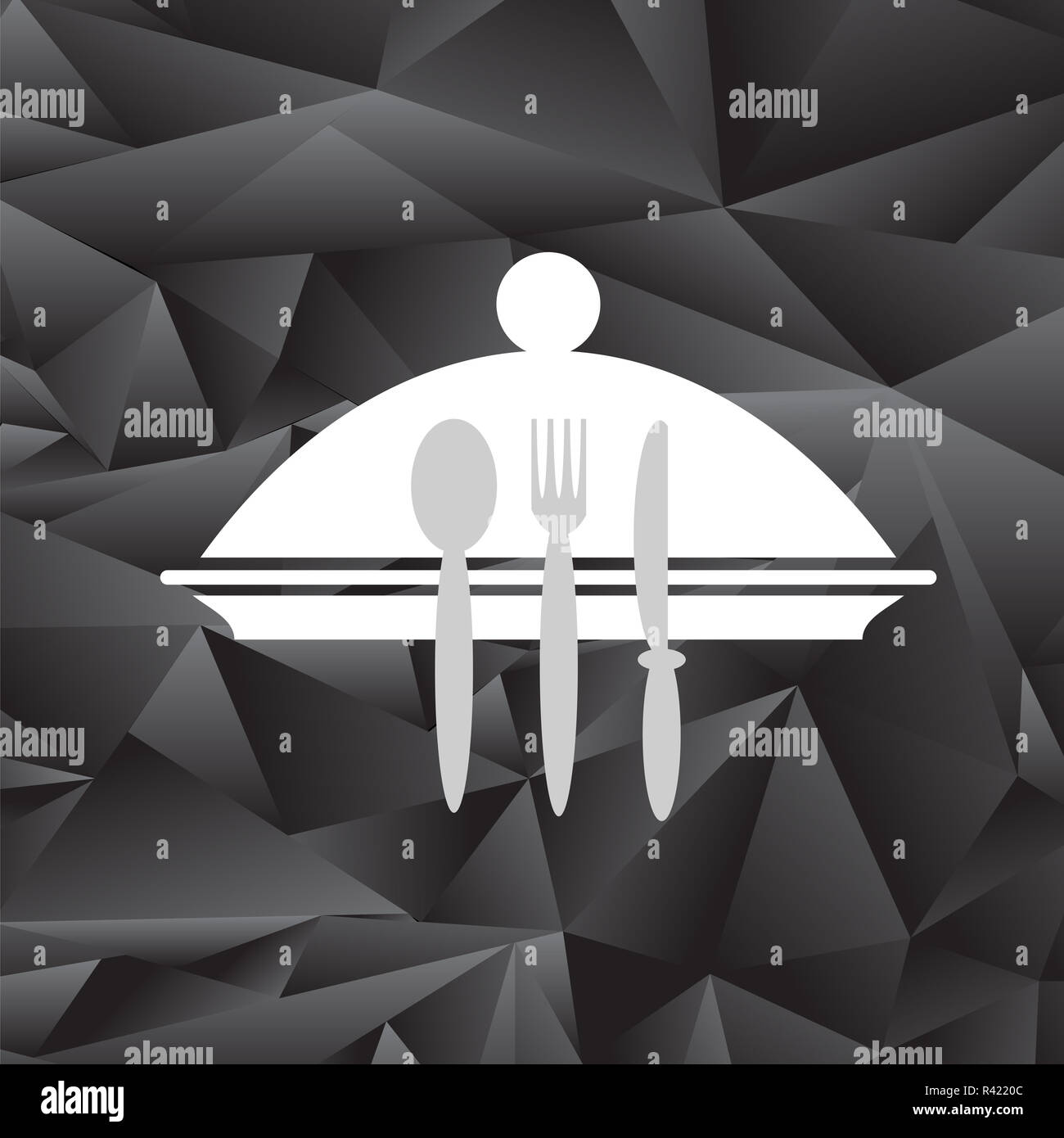 Symbol of Restaurant Stock Photo - Alamy