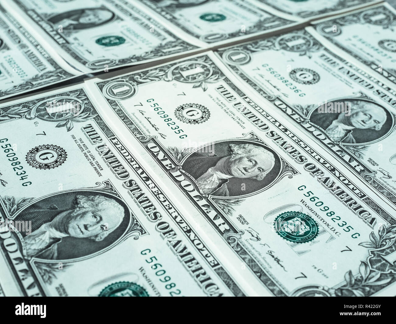 Dollar notes 1 Dollar Stock Photo - Alamy