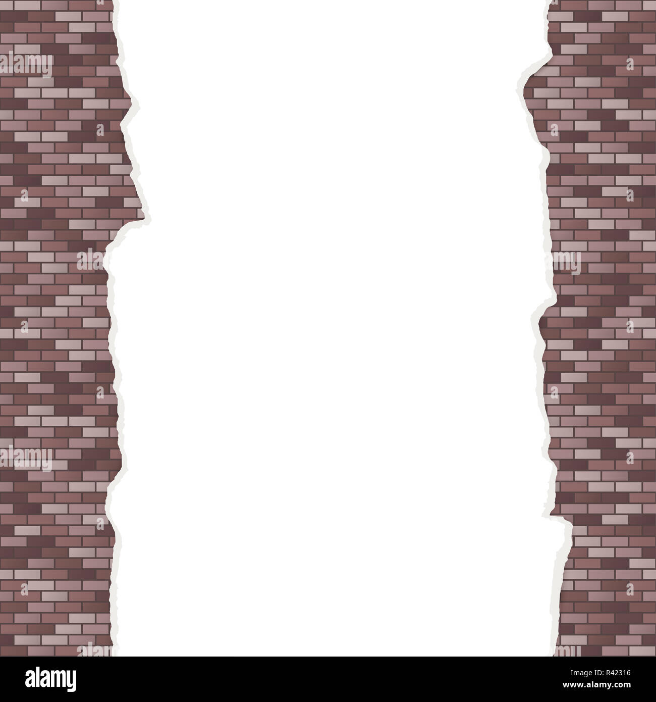 wall background with broken plaster seamless Stock Photo - Alamy