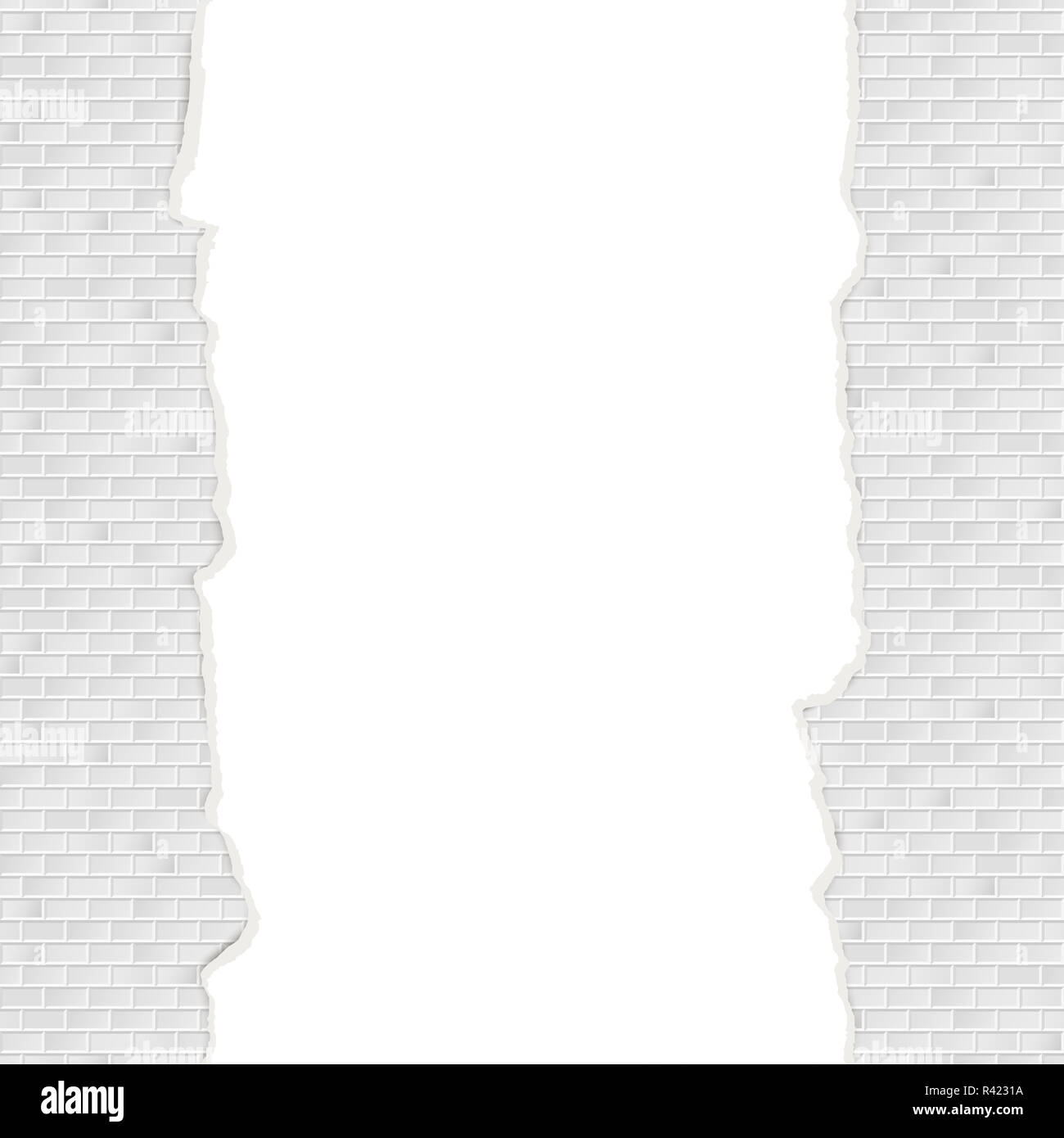 wall background with broken plaster seamless Stock Photo - Alamy