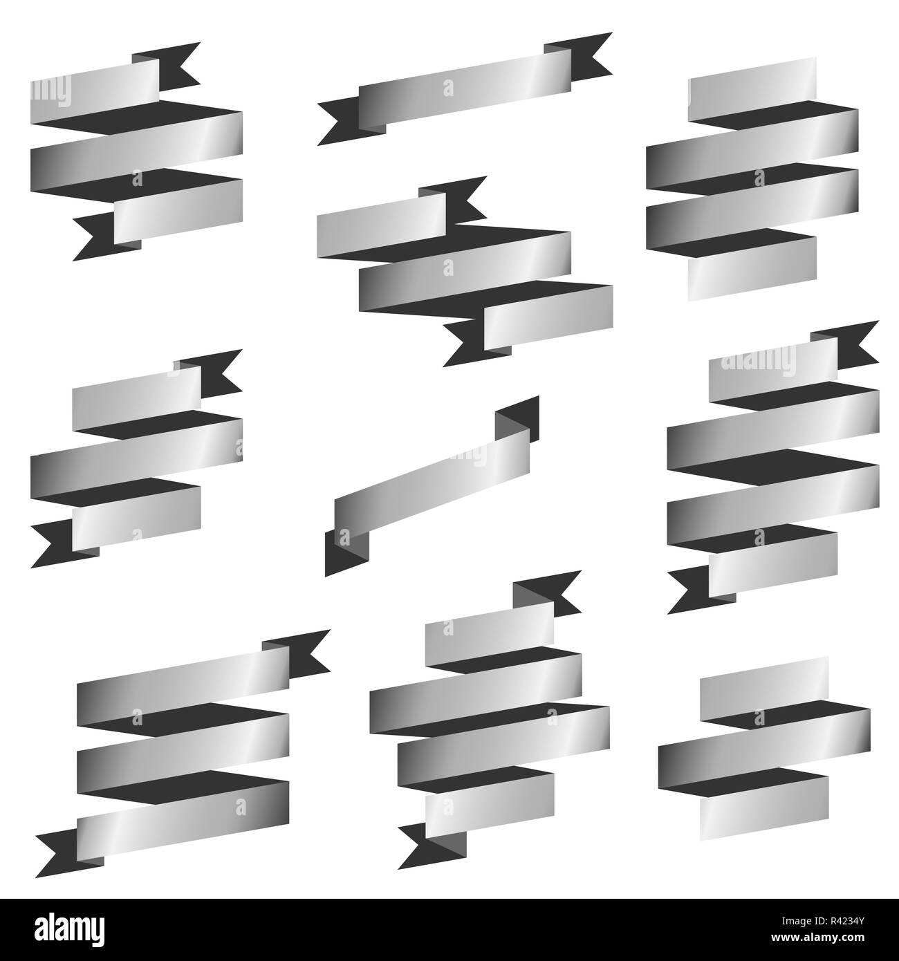 modern banner collection Stock Photo - Alamy