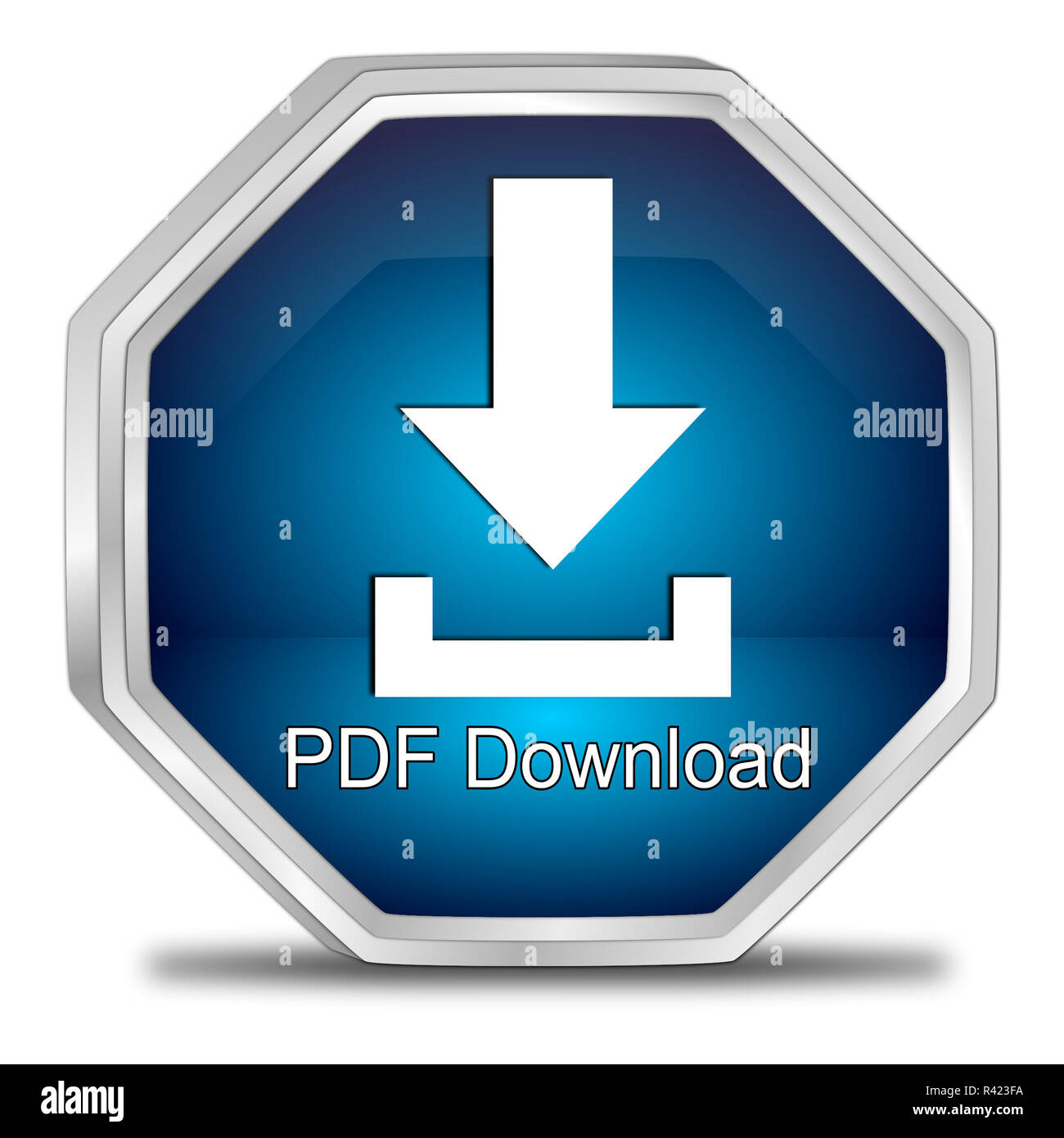 PDF Download button Stock Photo - Alamy