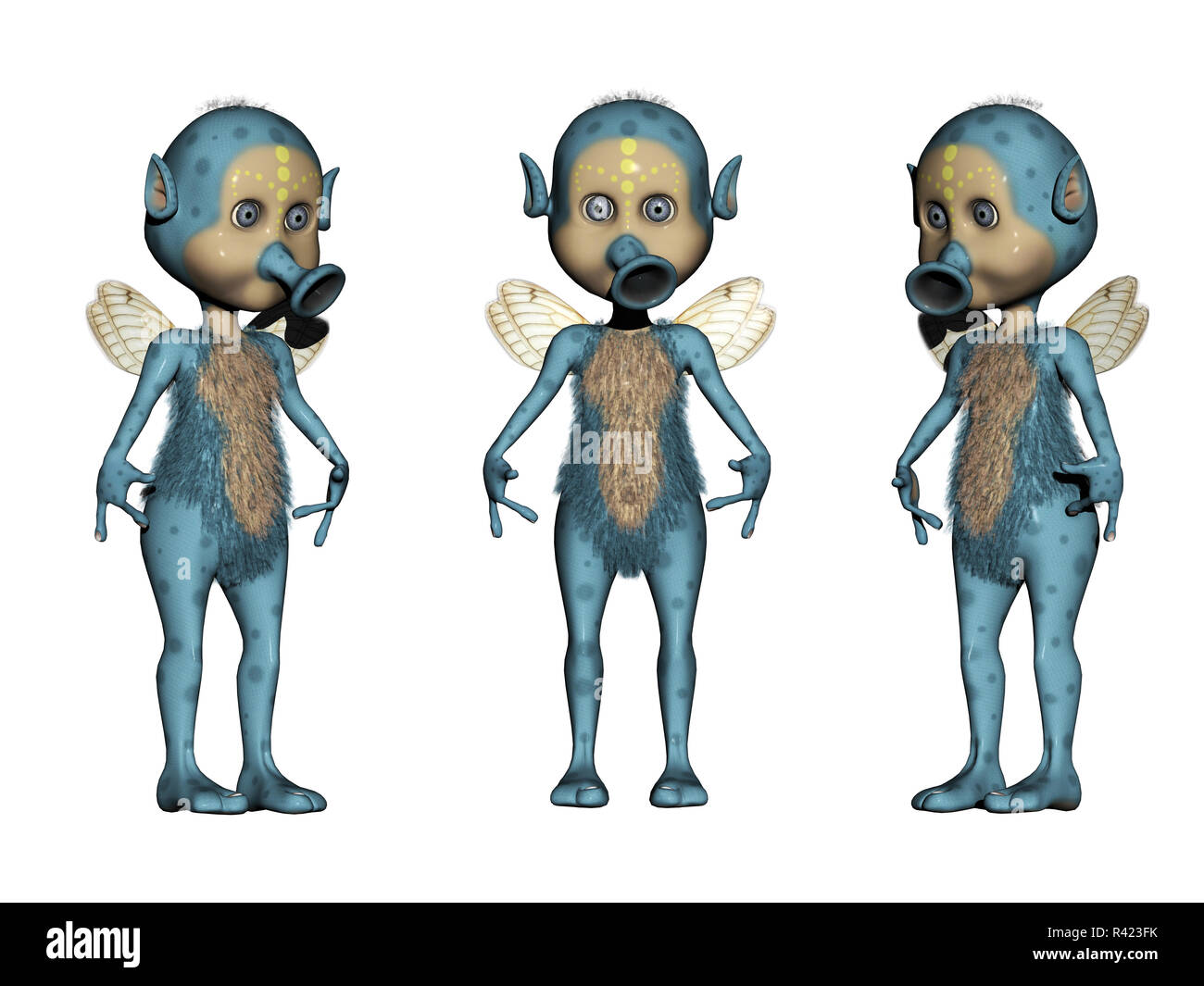 alien with wings free Stock Photo - Alamy