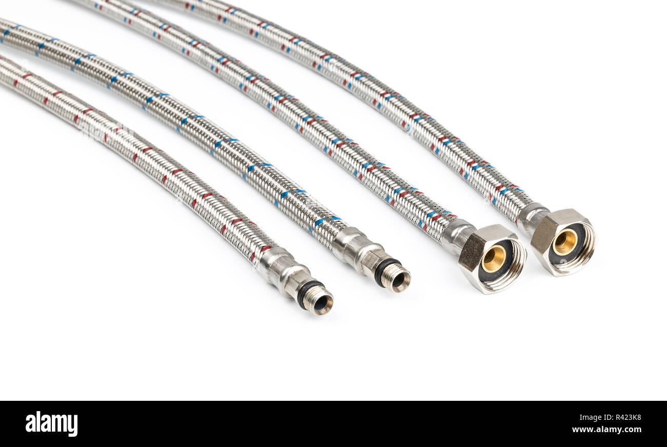 Water pipe flexible connection Stock Photo - Alamy