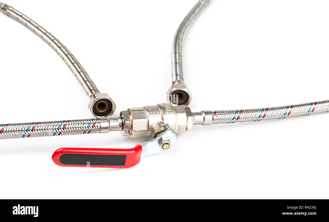 Water pipe flexible connection Stock Photo - Alamy