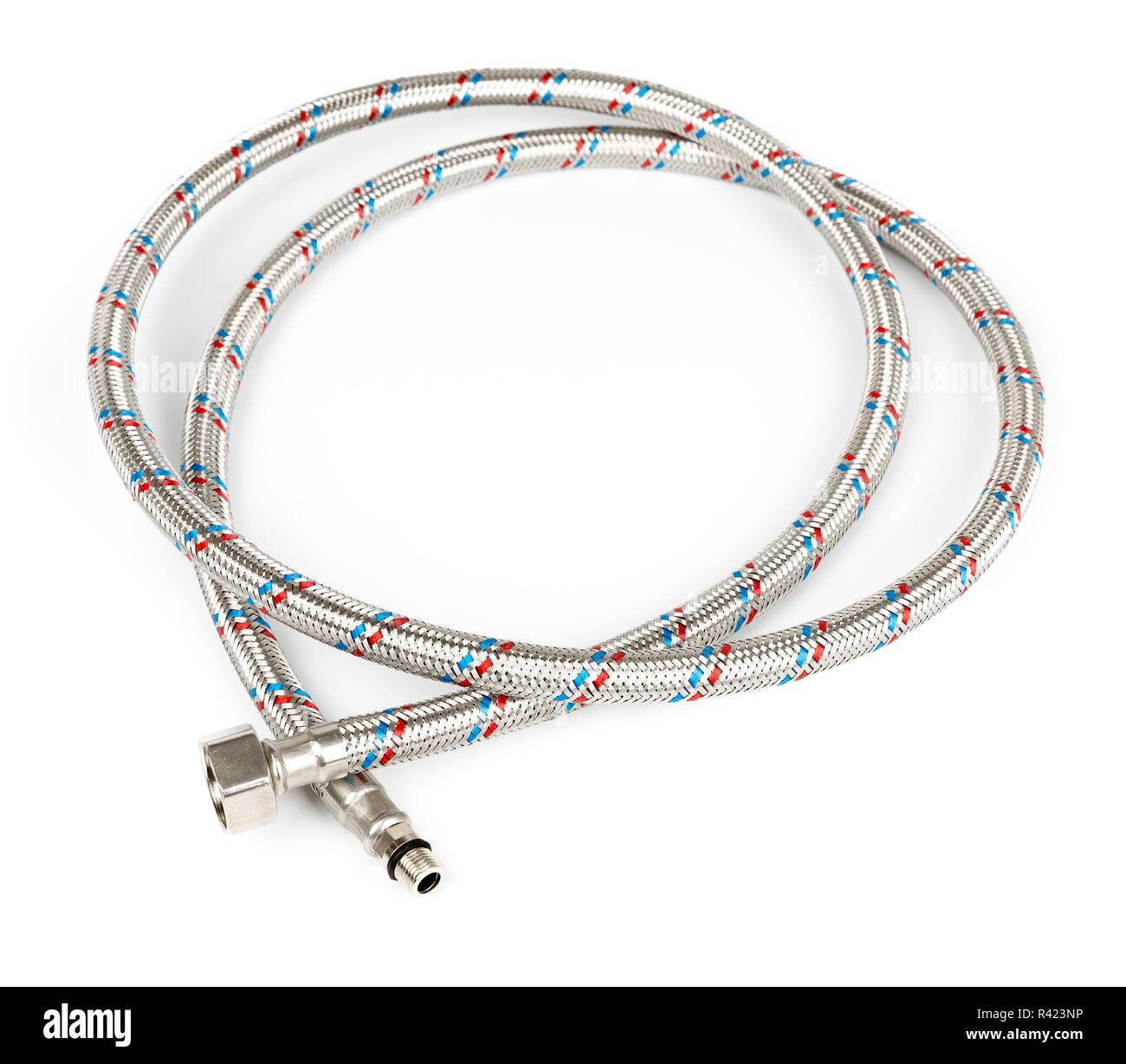 Flexible hose connector Cut Out Stock Images & Pictures - Alamy