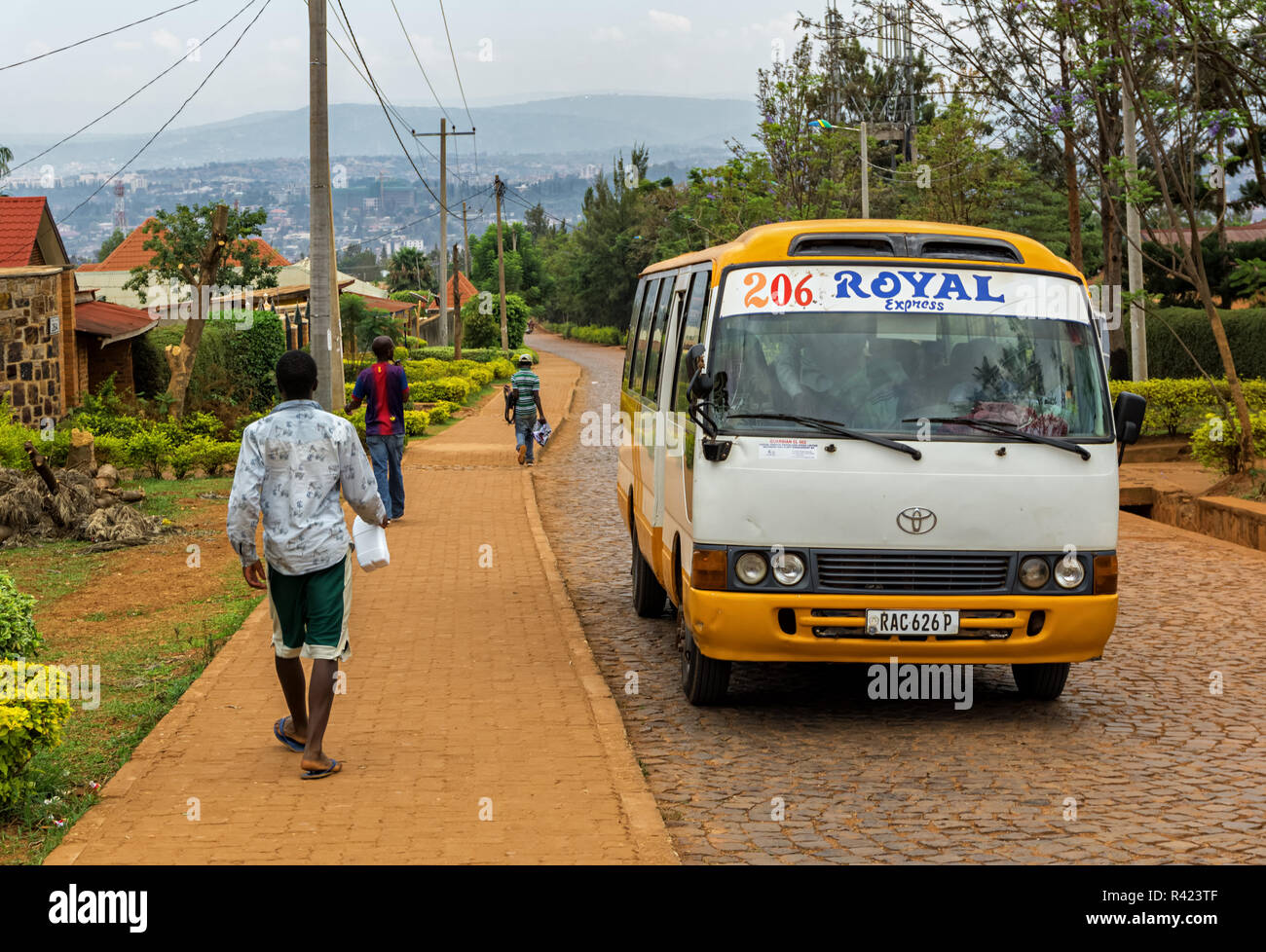 KIGALI,RWANDA - OCTOBER 18,2017: Gikondo This is the upper part of the ...