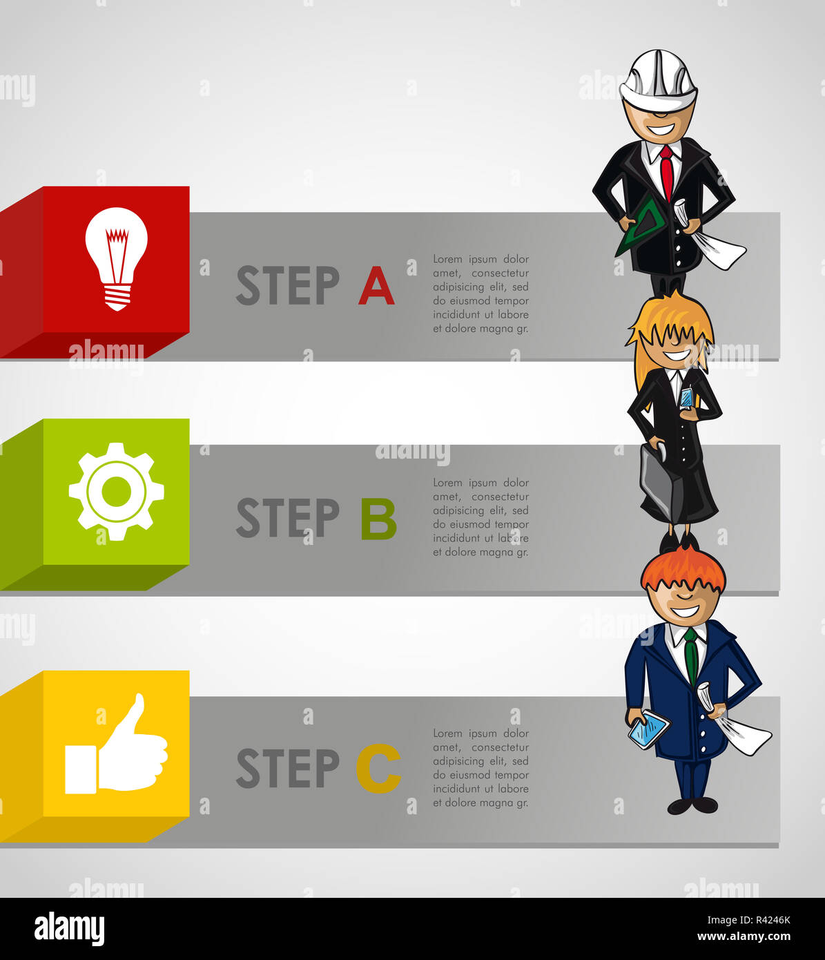 Infographic people graphs illustration hi-res stock photography and ...