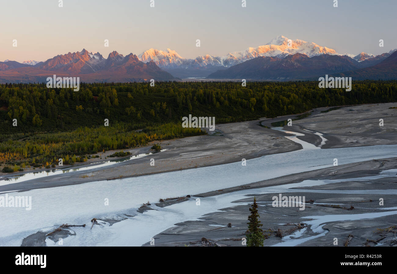 South View Mount McKinley Range Denali National Park Stock Photo - Alamy
