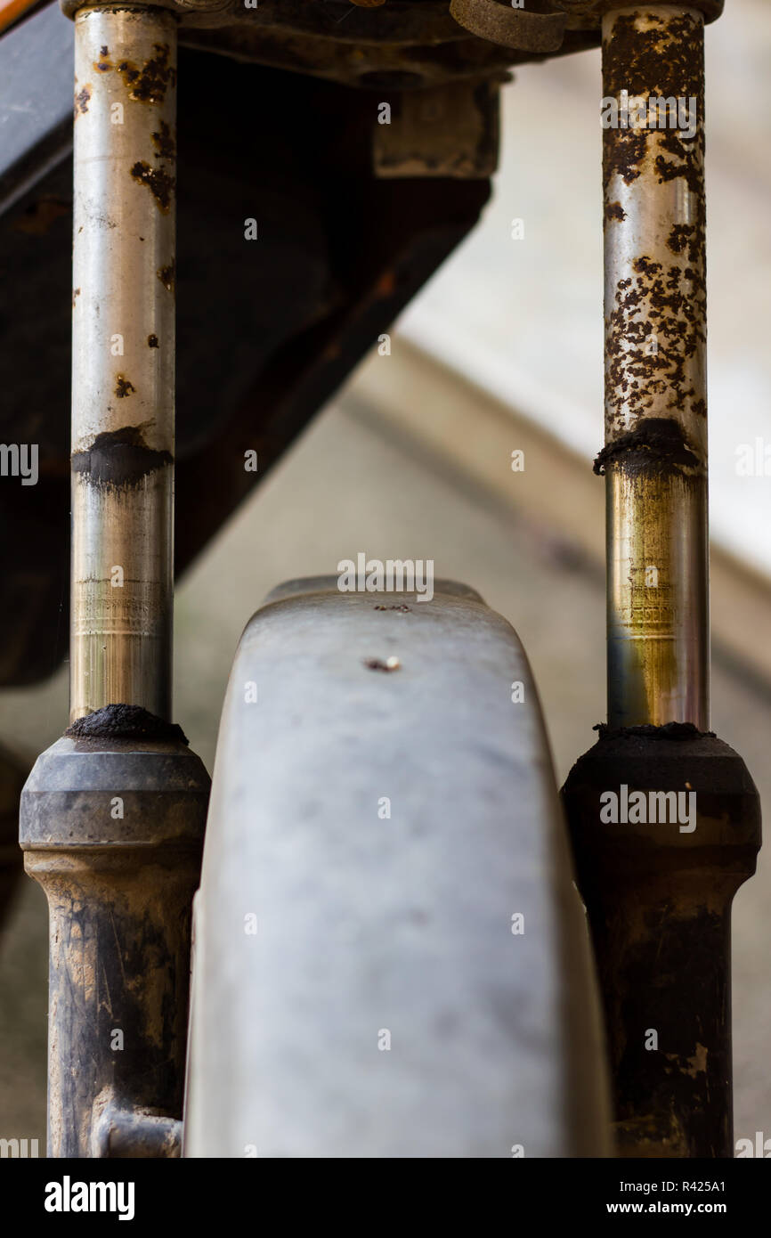 Old shock absorber hi-res stock photography and images - Alamy