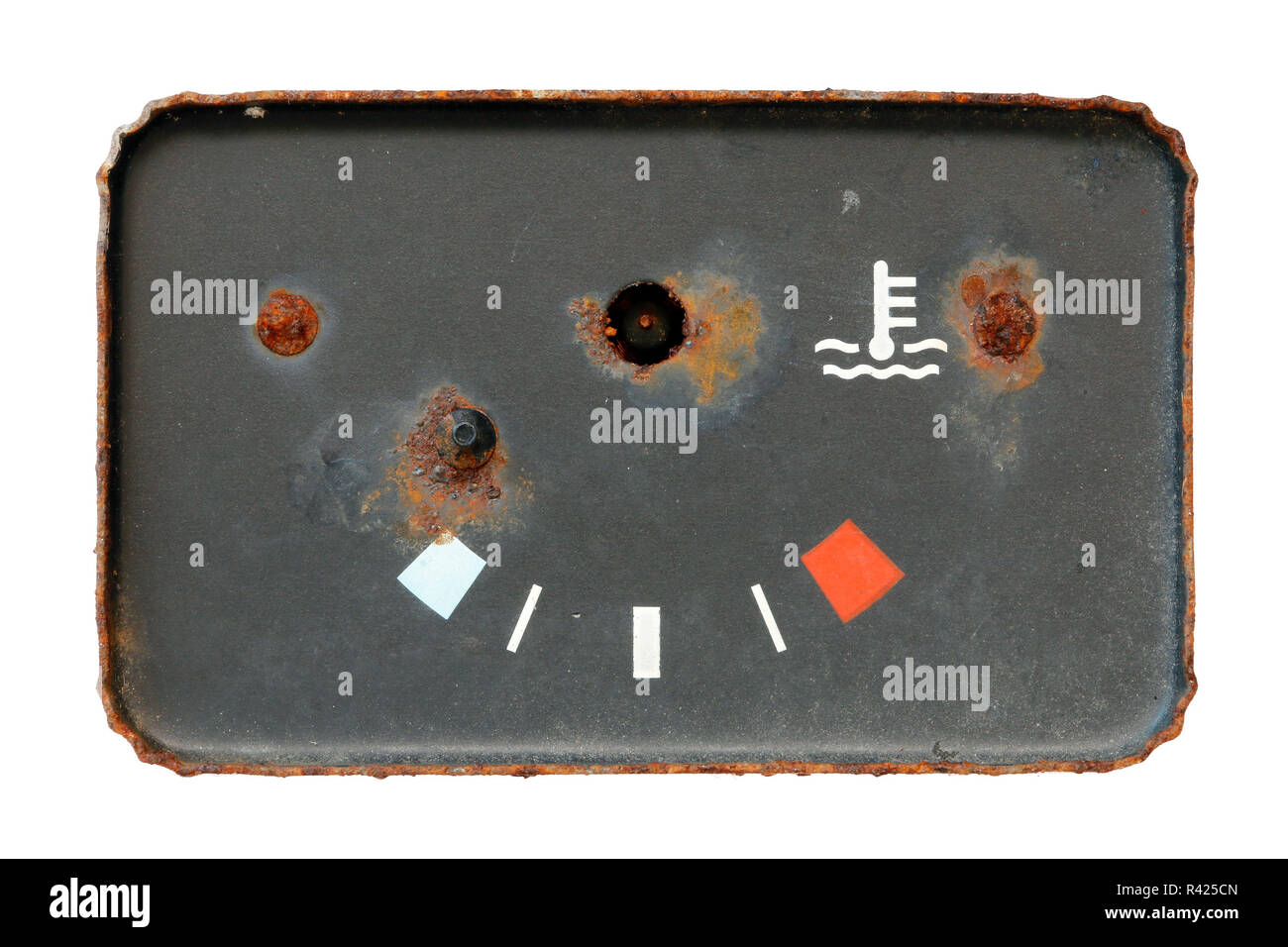 Old fuel gauge Cut Out Stock Images & Pictures - Alamy