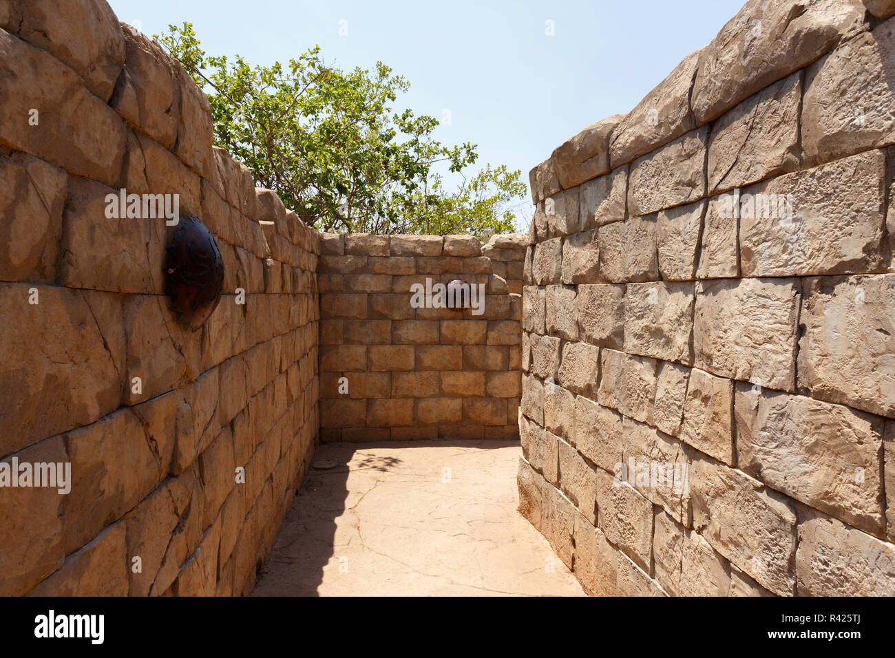 Maze, labyrinth in Lost City, South Africa Stock Photo - Alamy