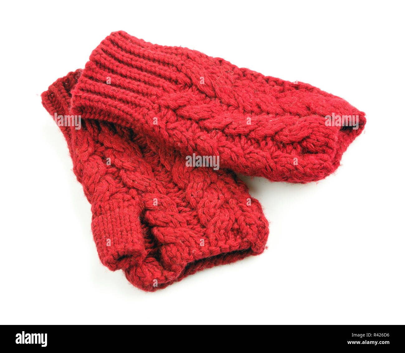 Knitting mittens Cut Out Stock Images & Pictures - Alamy