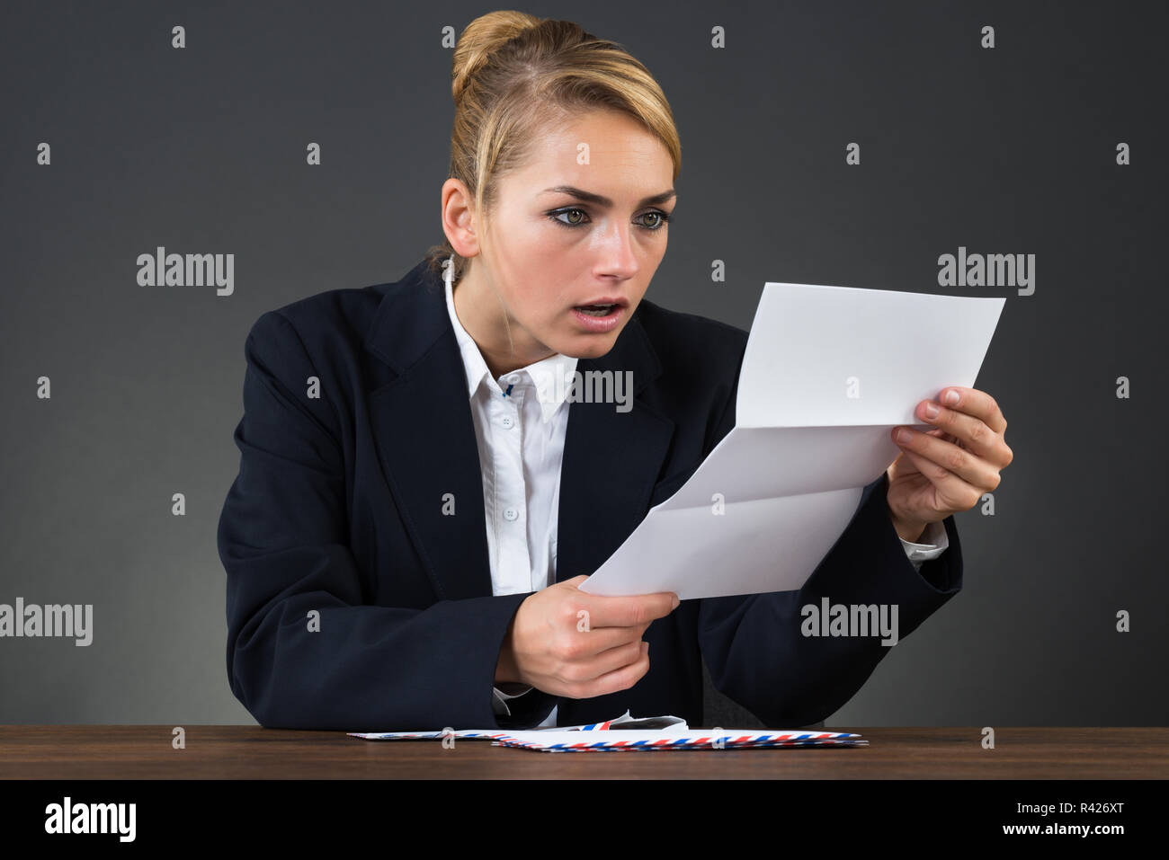 Shocked person letter hi-res stock photography and images - Alamy
