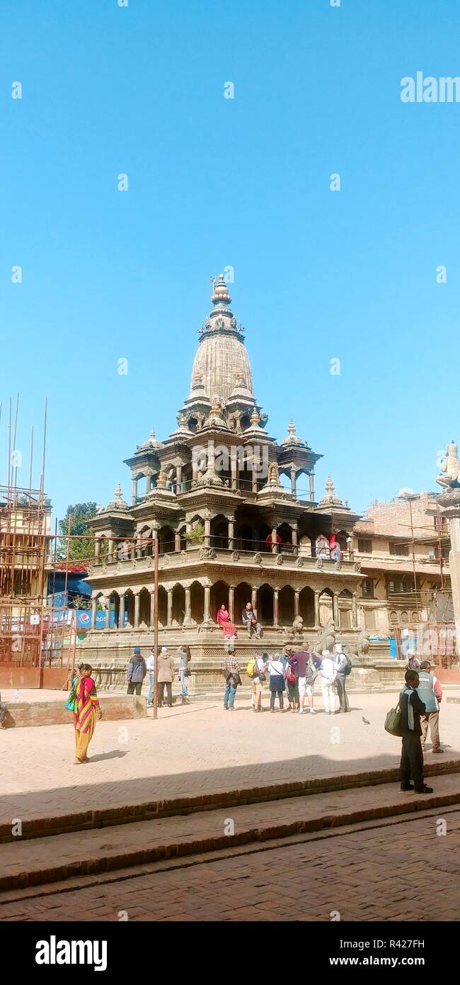 Krishna mandir durbar square hi-res stock photography and images - Alamy