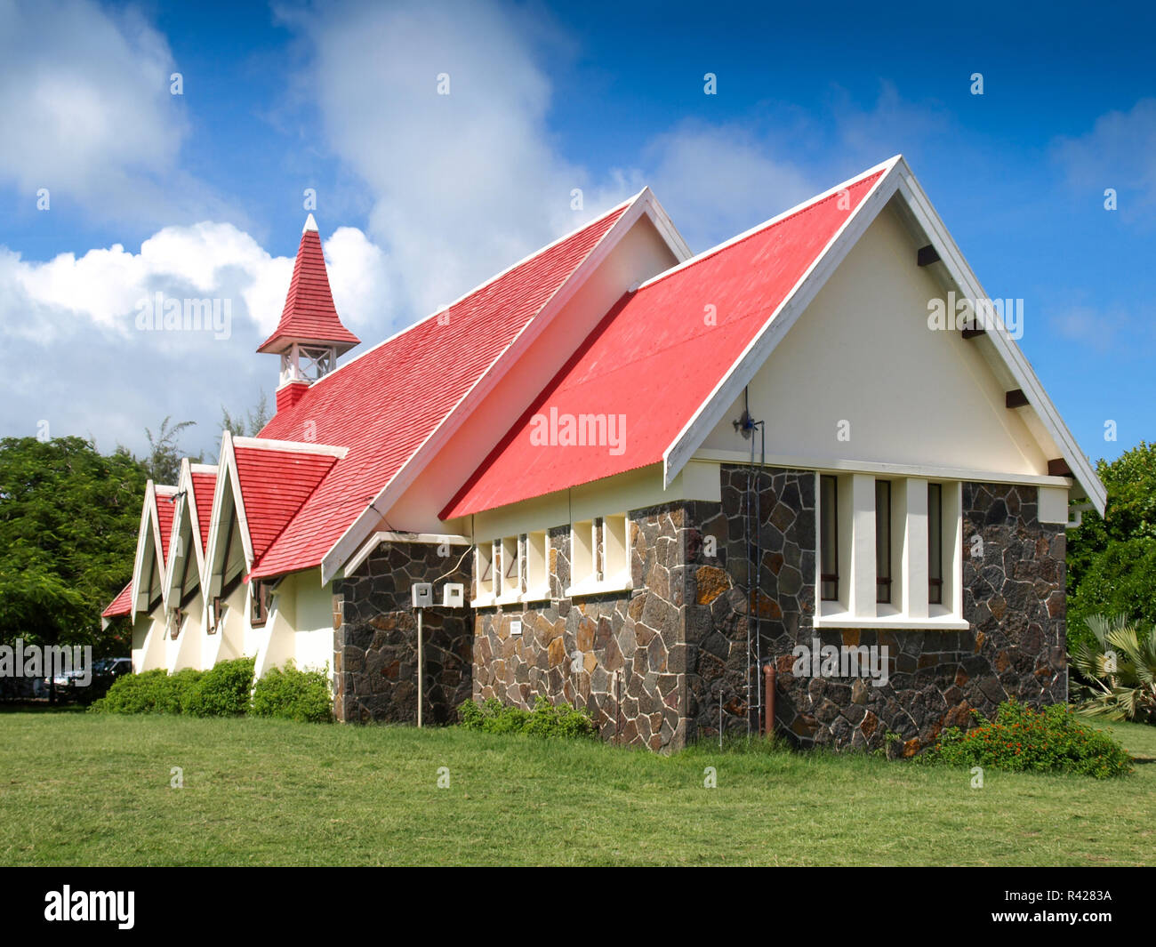 Church in Mauritius Stock Photo - Alamy
