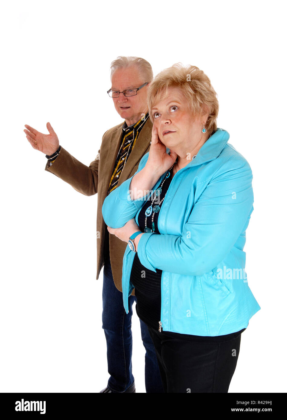 Husband arguing with his wife Stock Photo - Alamy