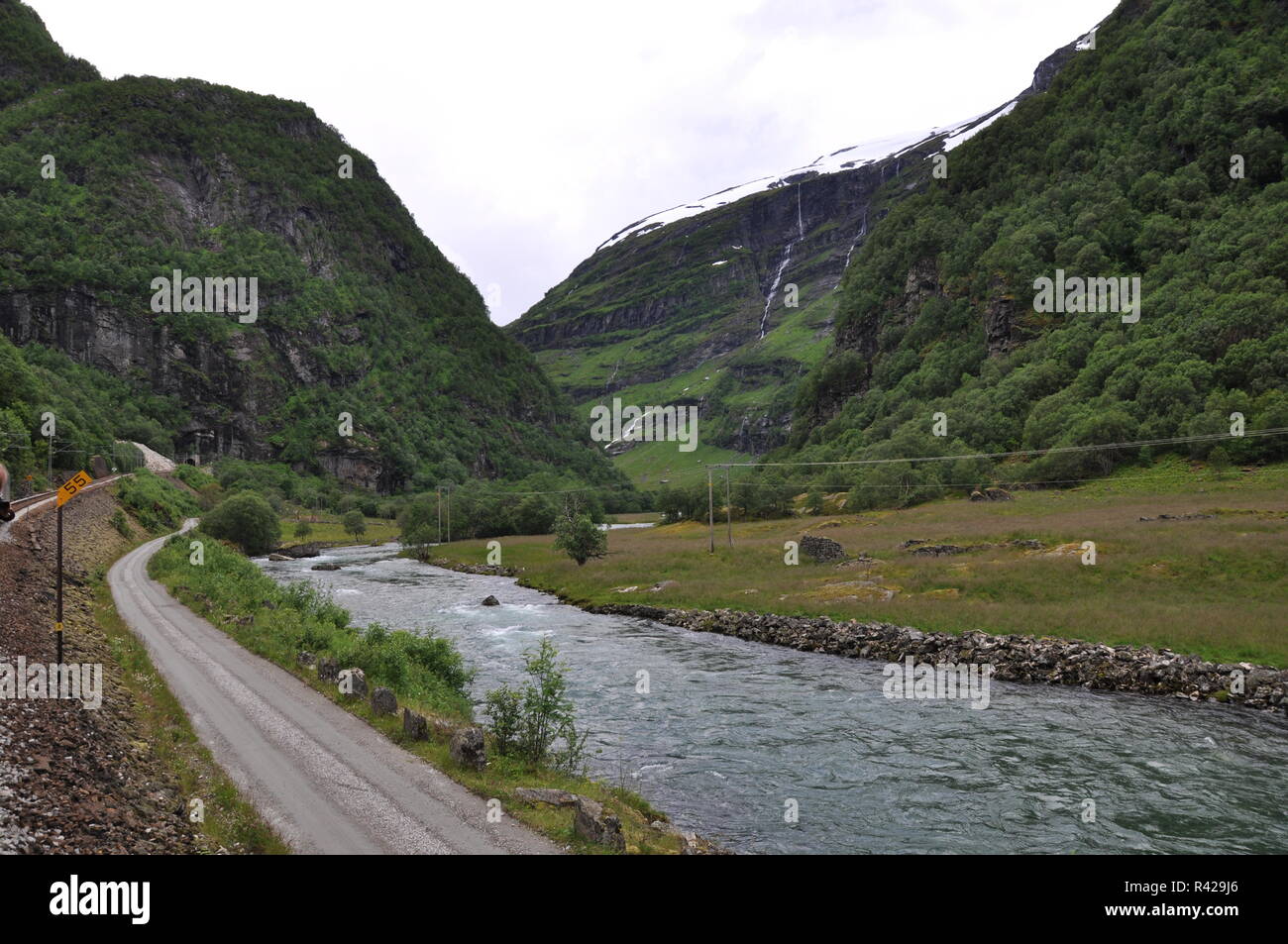 flam railway,flÃ¥msdalen,flam valley,flam Stock Photo - Alamy