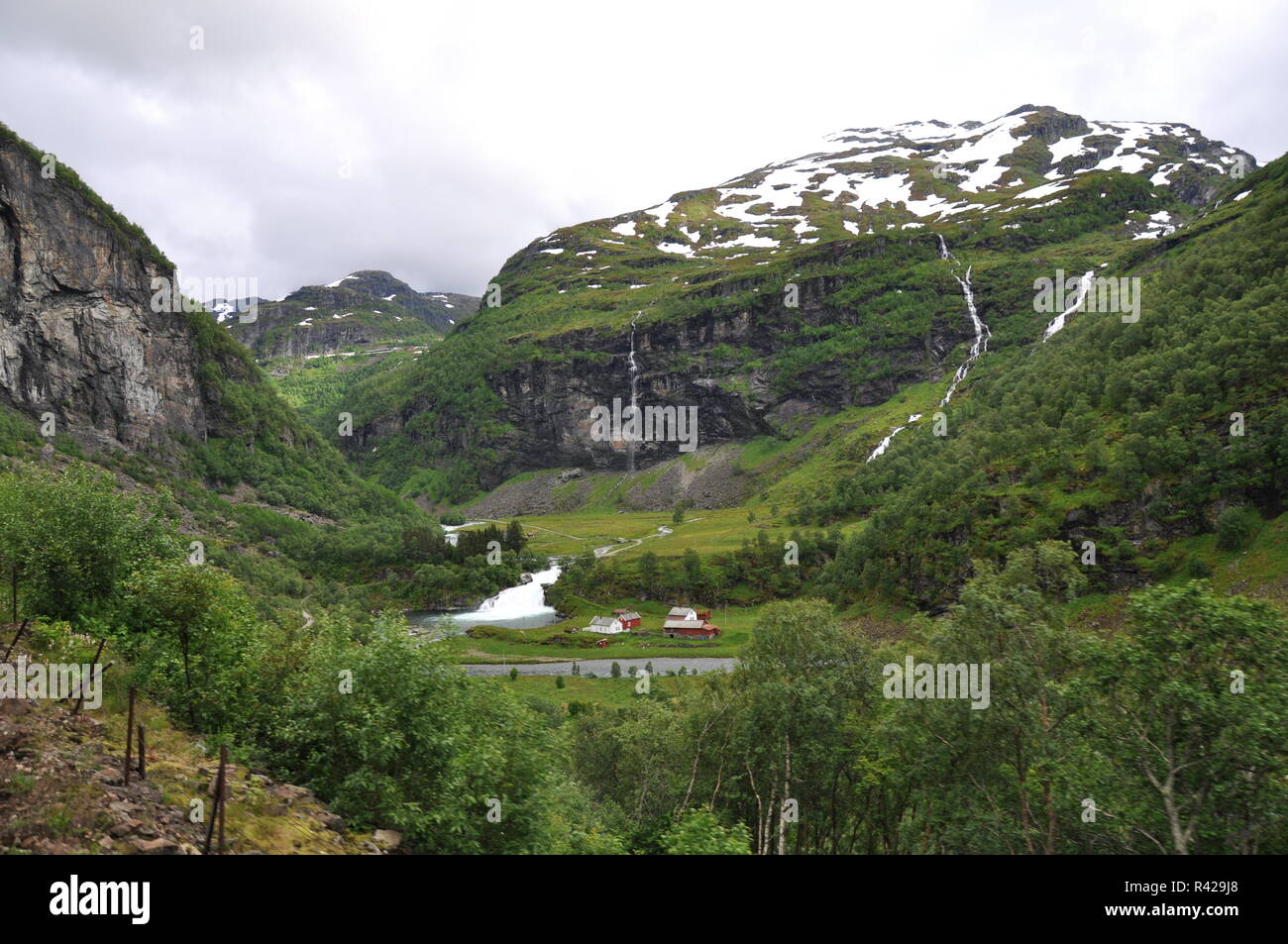 flam railway,flÃ¥msdalen,flam valley,flam Stock Photo - Alamy