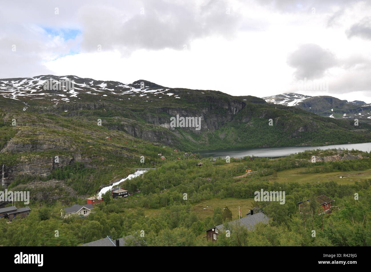 flam railway at the terminus myrdal Stock Photo - Alamy