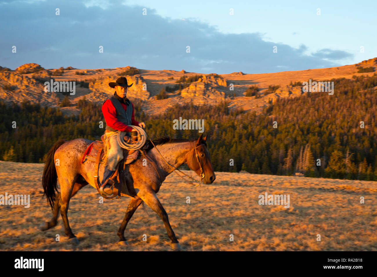 Riding the range hi-res stock photography and images - Alamy