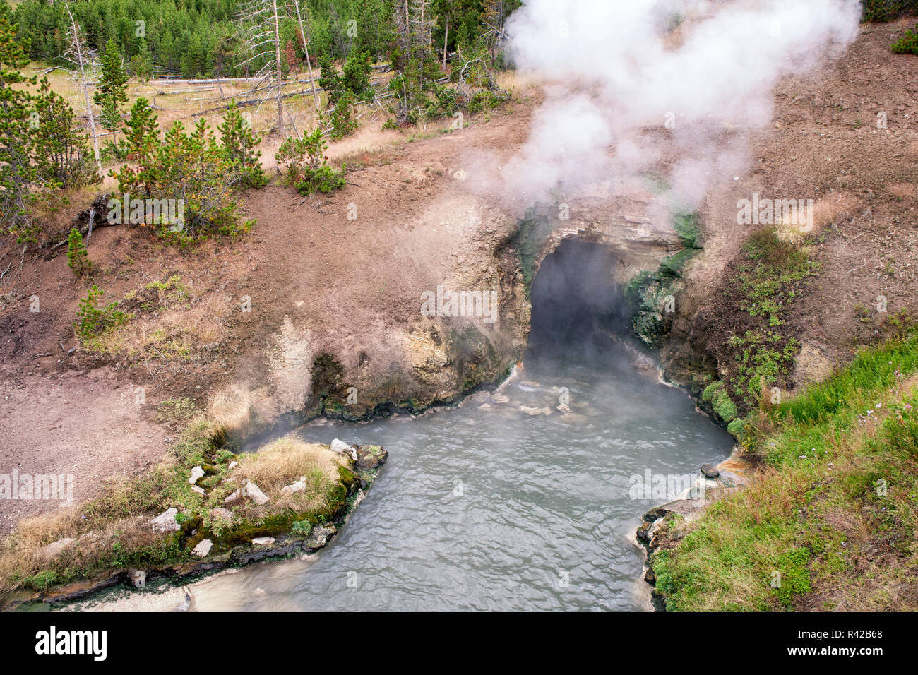 Fumarole yellowstone hi-res stock photography and images - Alamy