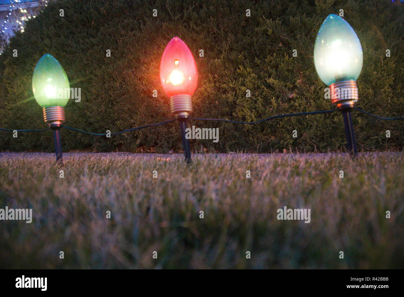 Row christmas decorations on hi-res stock photography and images - Alamy