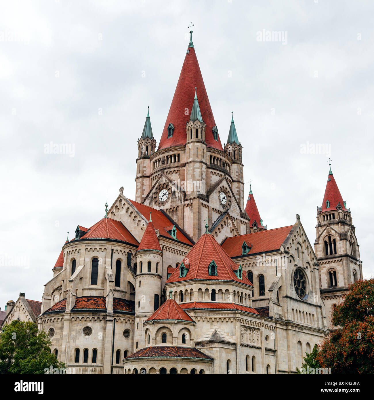 St. Francis of Assisi Church, Vienna Stock Photo - Alamy