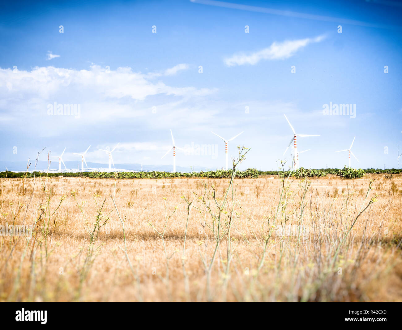 Wind Turbines in the country Stock Photo - Alamy