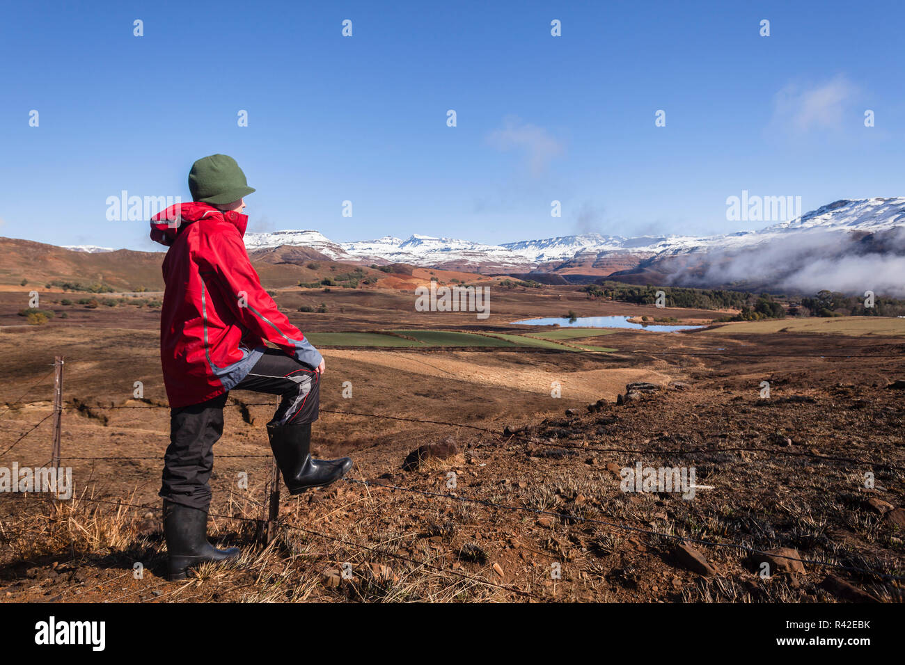 Landscape peasant boy hi-res stock photography and images - Alamy