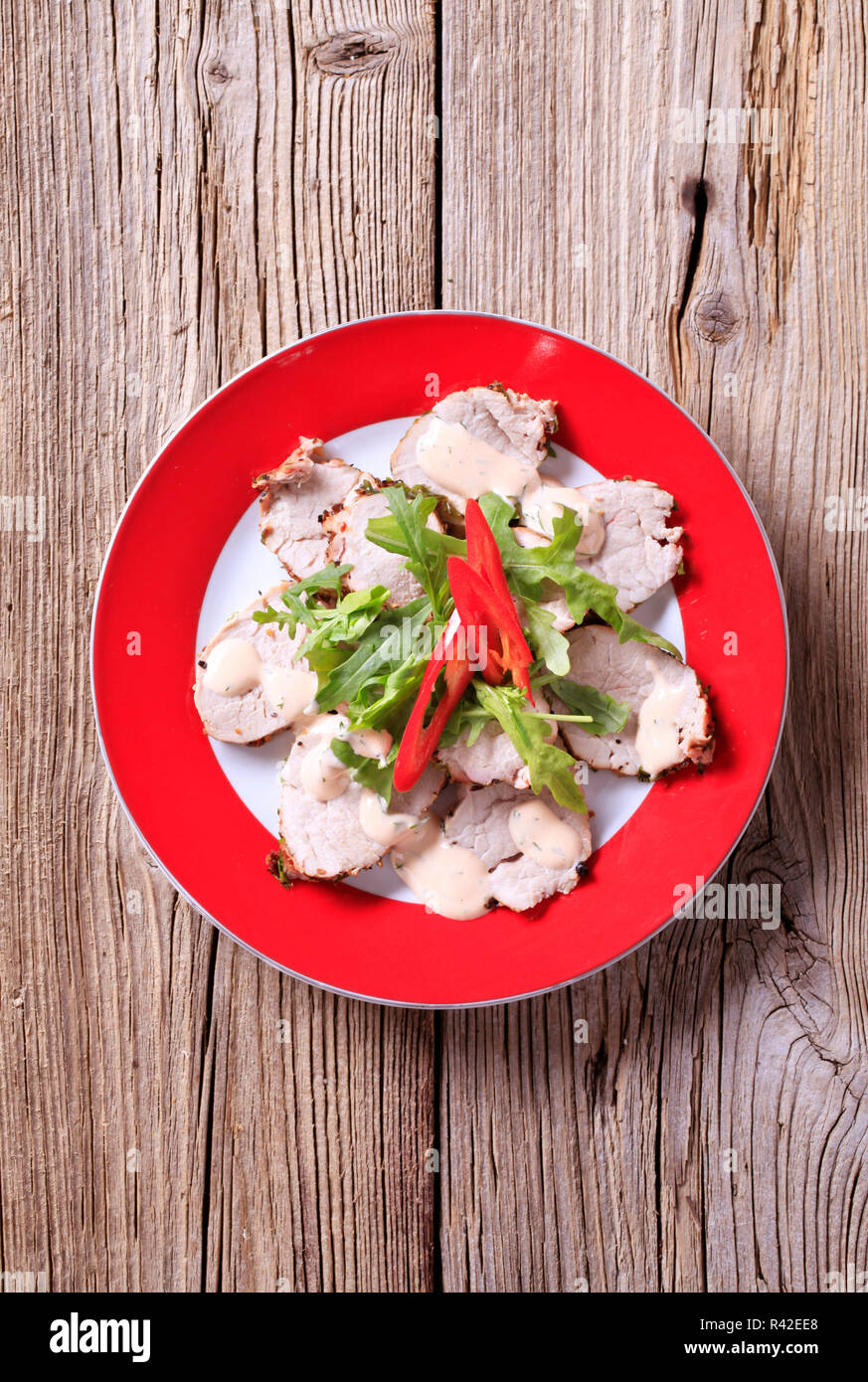 Pork tenderloin fine dining hi-res stock photography and images - Alamy