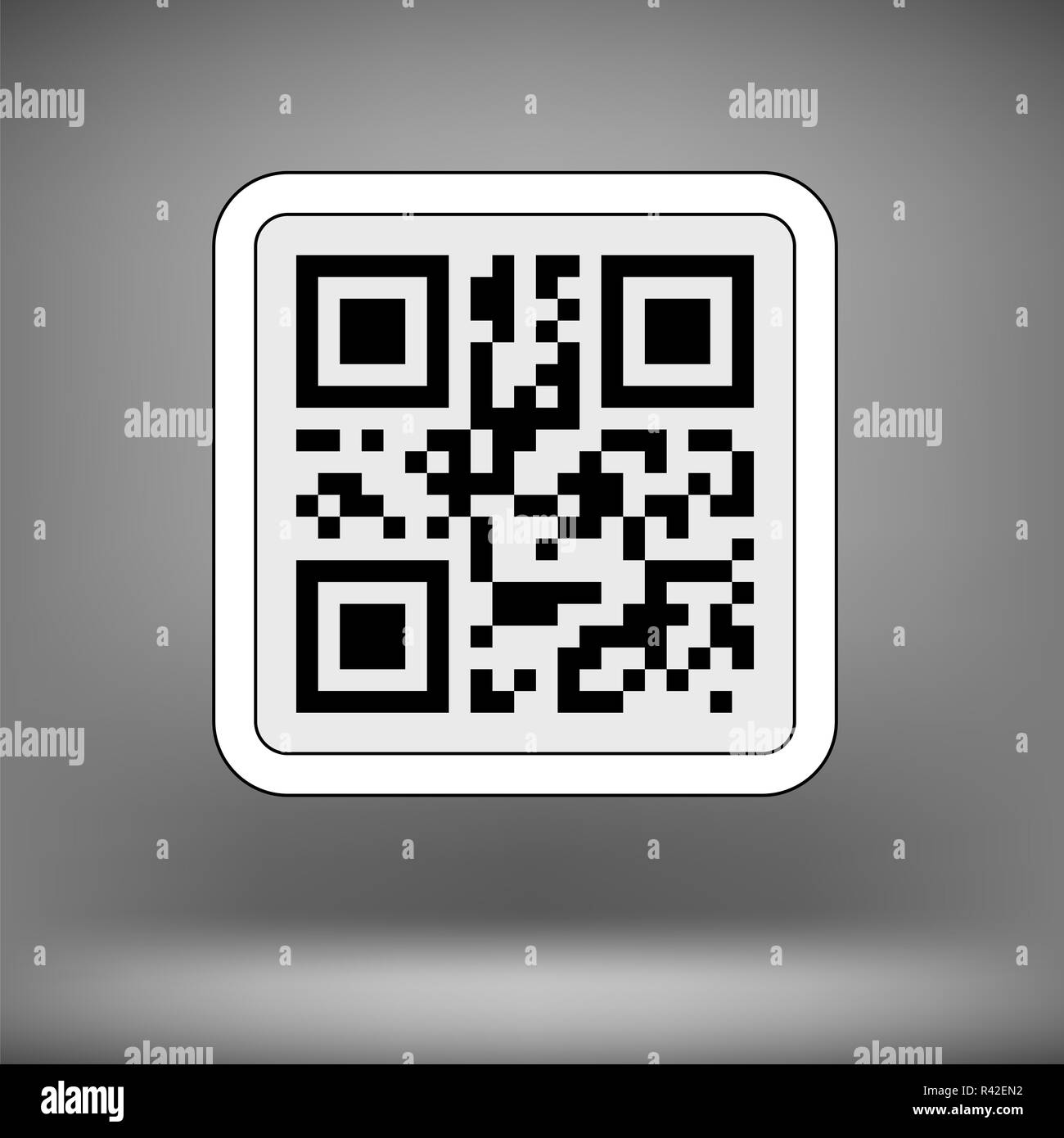 Sample QR Code Stock Photo - Alamy