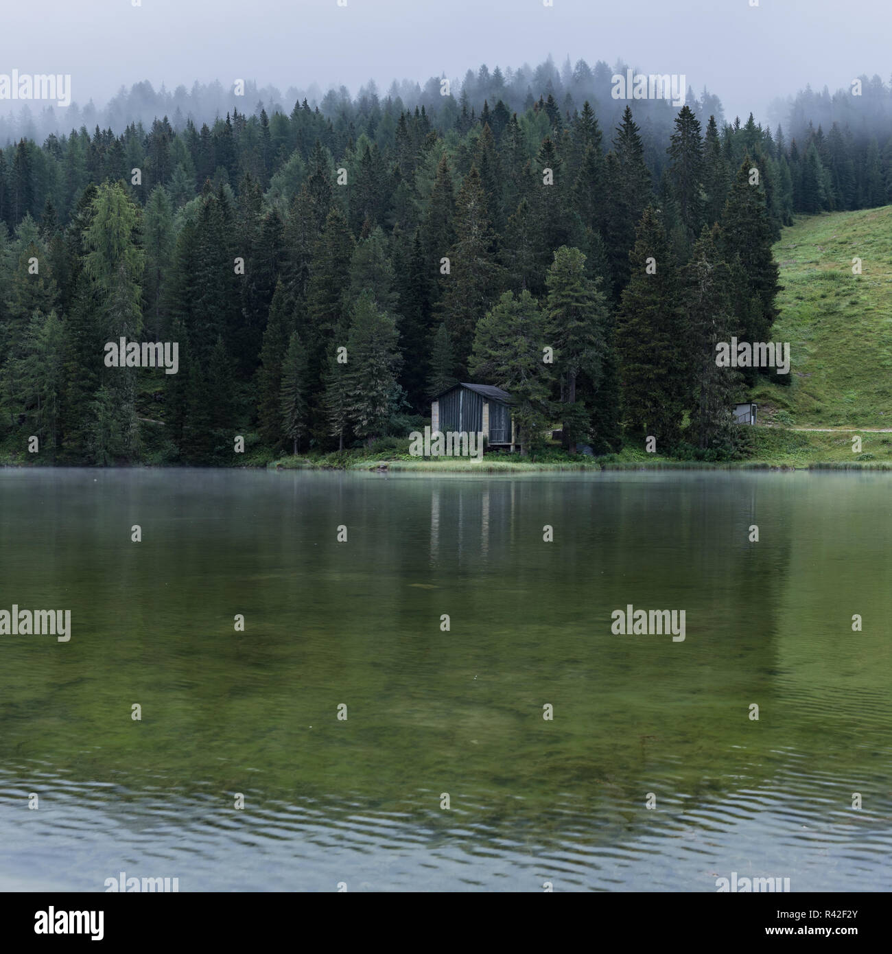 Beautiful view of the italian dolomites Stock Photo - Alamy