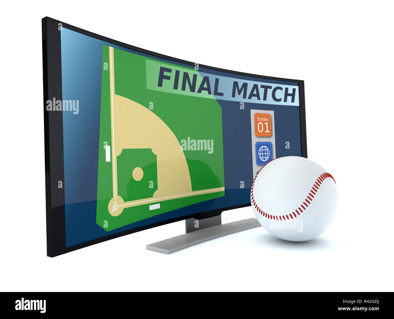 Baseball broadcast Cut Out Stock Images & Pictures - Alamy
