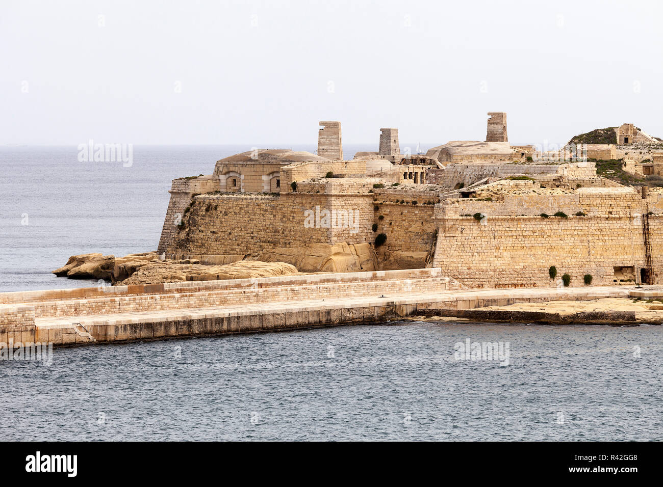 Fort Saint Elmo in Malta capital - Valletta Stock Photo - Alamy