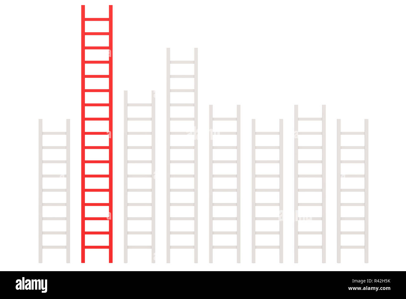 Ladder perspective Cut Out Stock Images & Pictures - Alamy