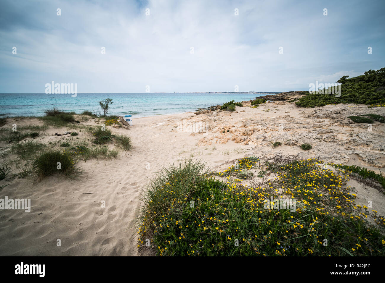 Beach, Gallipoli, Italy, Europe Stock Photo - Alamy