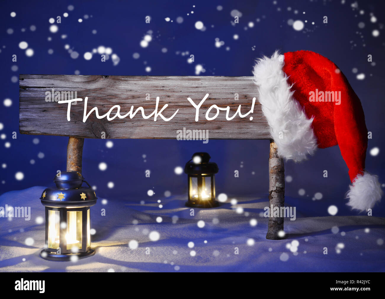Thank you night sign hi-res stock photography and images - Alamy