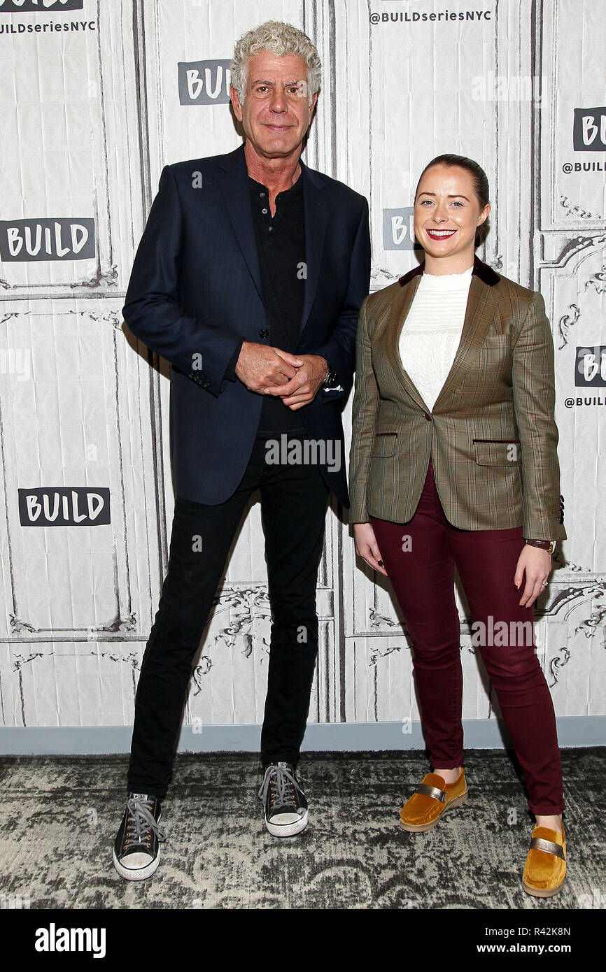 NEW YORK, NY - OCTOBER 30: Build presents Anthony Bourdain and Gemma ...