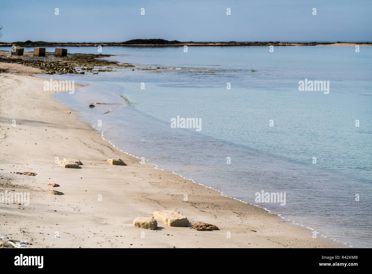 Beach, Salento, Italy, Europe Stock Photo - Alamy