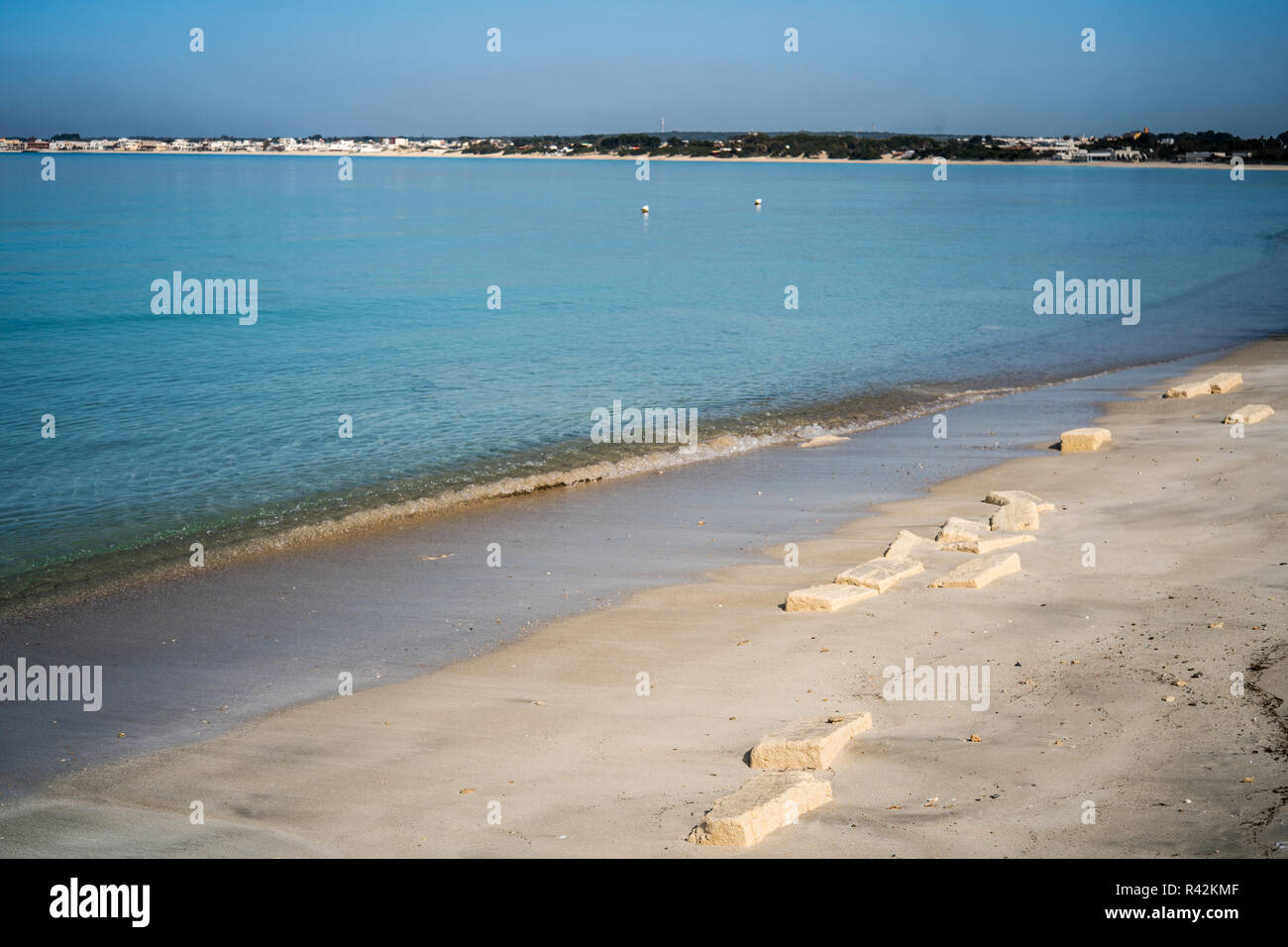 Beach, Salento, Italy, Europe Stock Photo - Alamy
