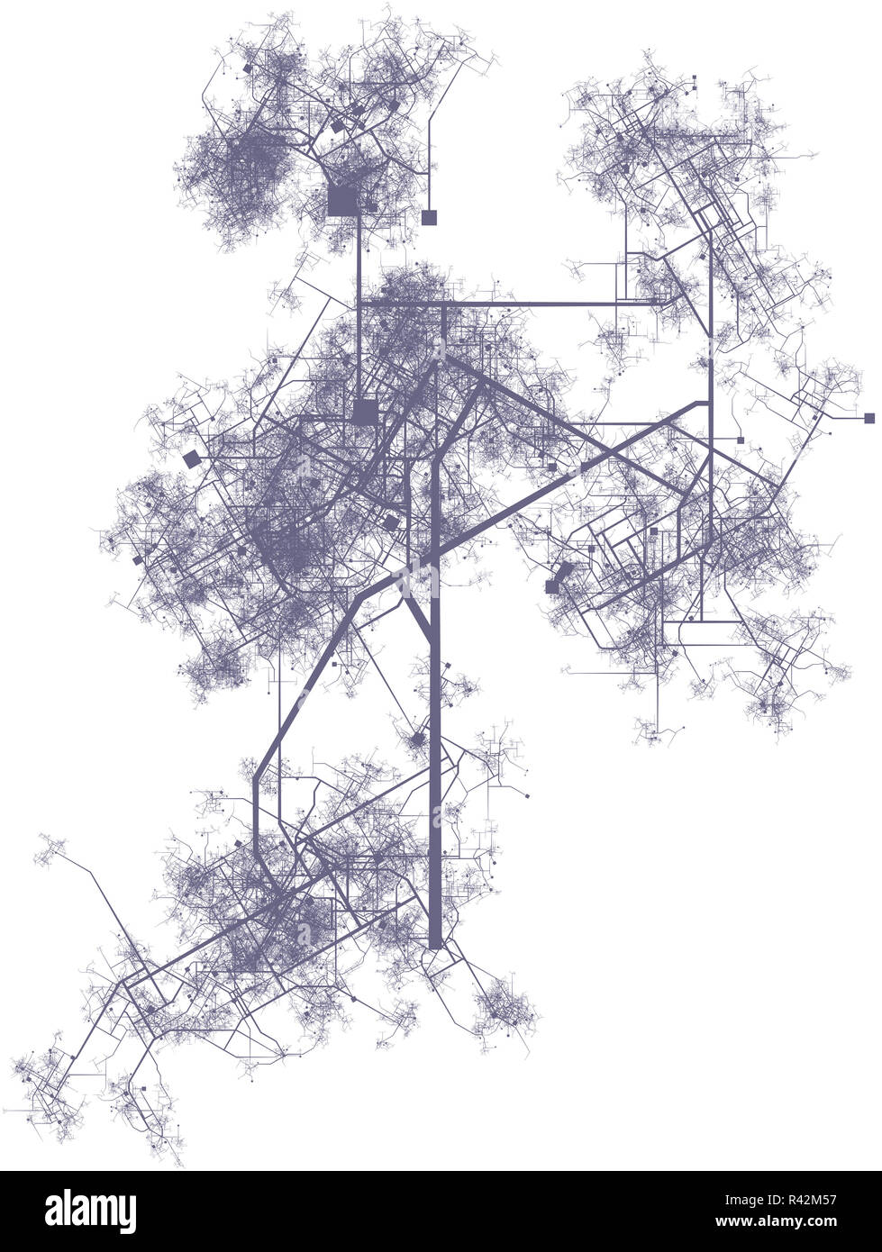 Tracks city Cut Out Stock Images & Pictures - Alamy